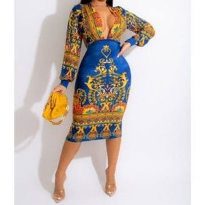 Dresses | Sexy Low Plunge Midi Dress New Small | Poshmark